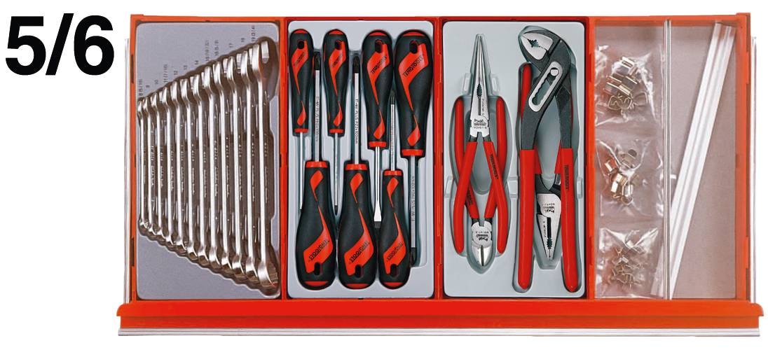 Teng Tools Verktygsvagn TCMM479 med 17 lådor och 479 verktyg, med ...