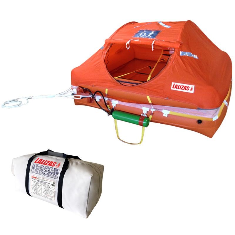Livflotte Lalizas ISO Atlantic 4 personer i väska - Flytvästar - Hylte Jakt & Lantman