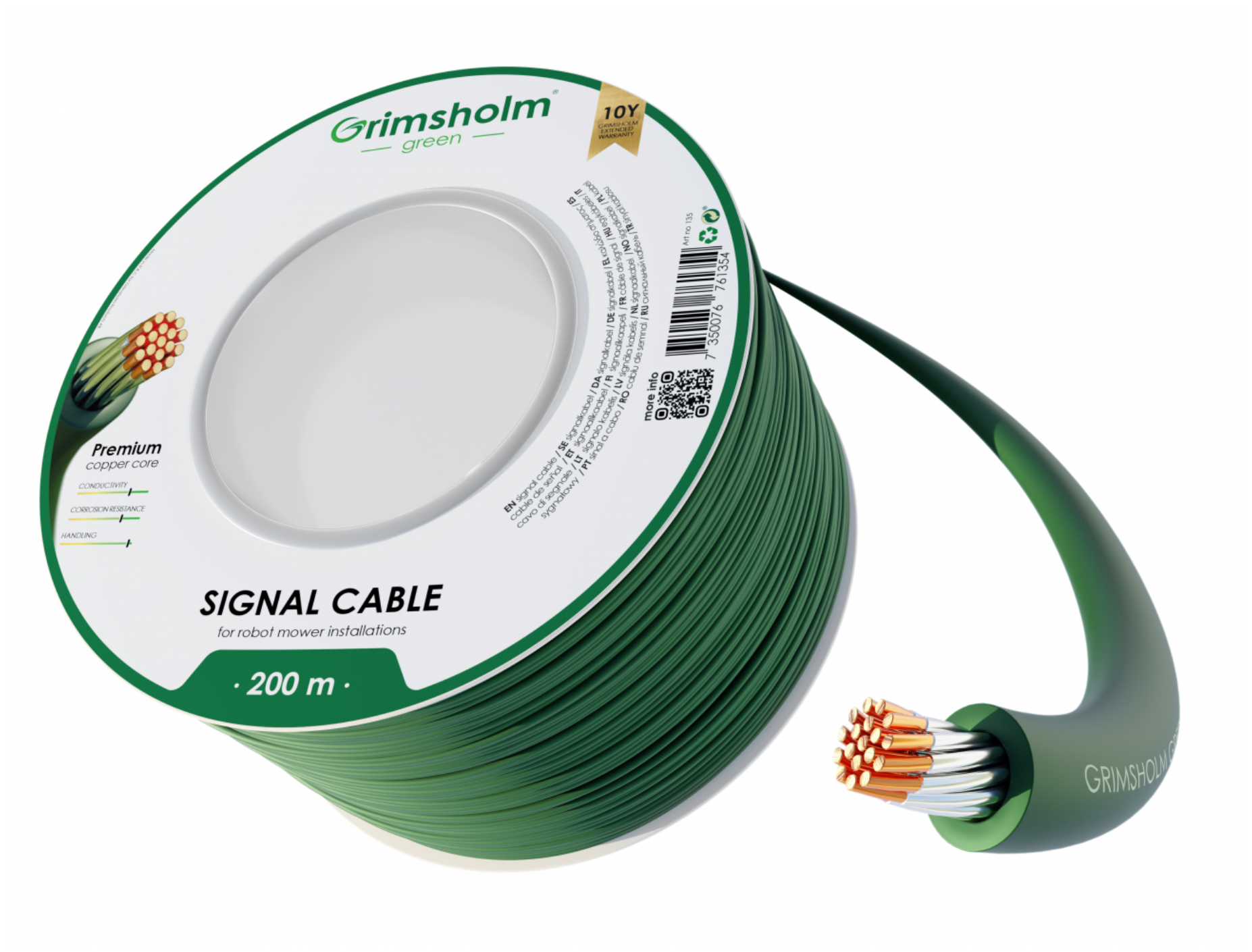 Signalkabel Premium (kopparkärna), 200m - Tillbehör för ...