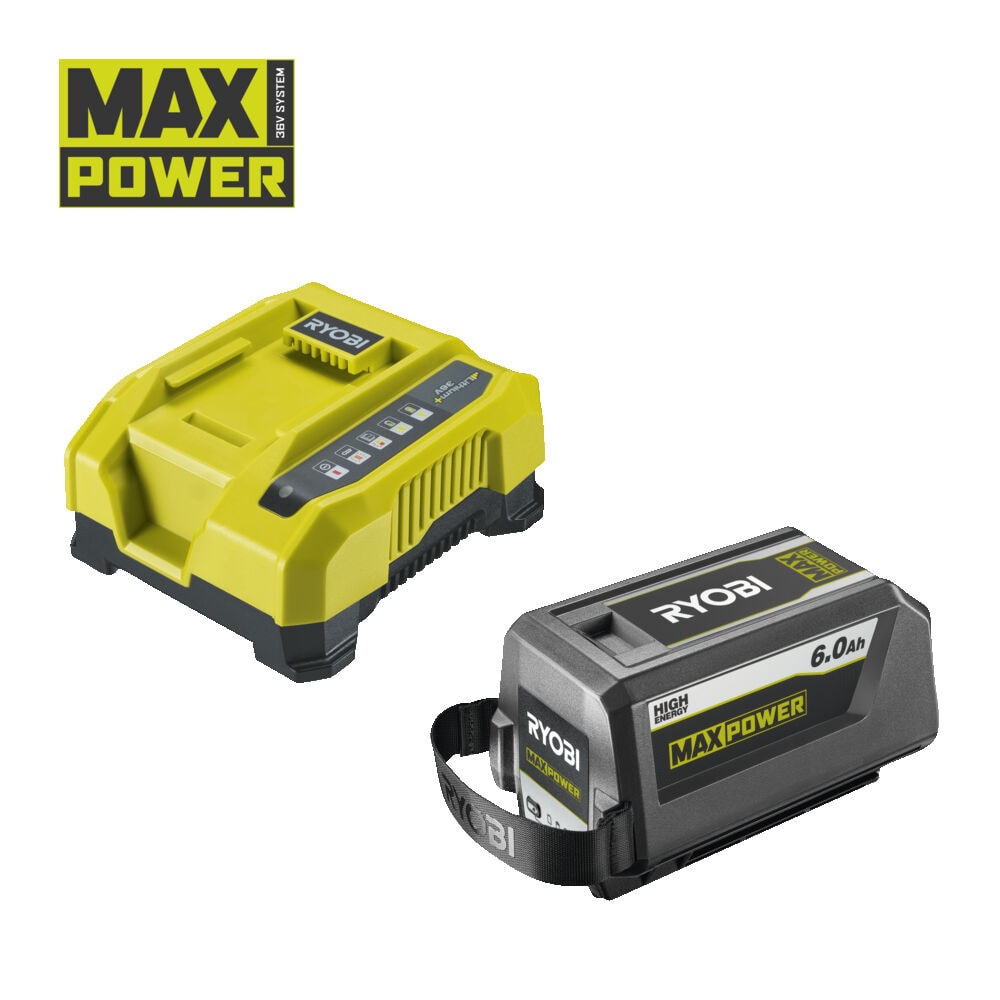 Ryobi RY36BK60B-160 Batterikit 6Ah - Batterier & Laddare för elverktyg ...