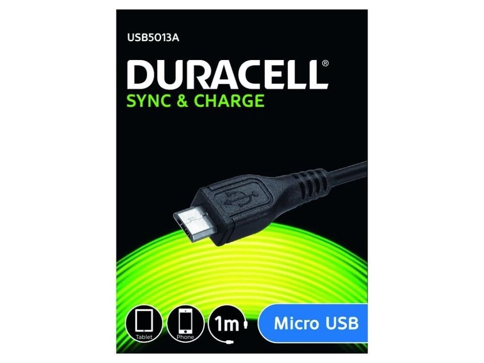 Duracell USB till Micro USB-kabel 1m - _HJL Import New - Hylte Hunting ...
