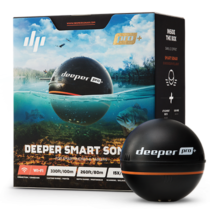 Deeper Smart Sonar PRO+ 2.0 Portabelt Ekolod - Marinelektronik - Hylte Jakt & Lantman