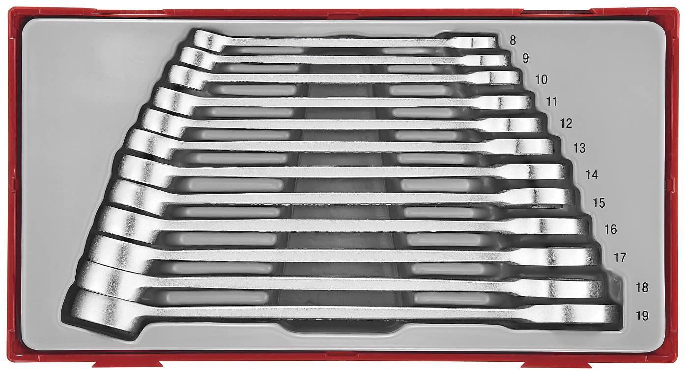 Teng Tools U-ringnyckelsats TT8012 8-19mm 12 delar - Fasta nycklar ... Teng Tools U-ringnyckelsats TT8012 8-19mm 12 delar - Fasta nycklar ...