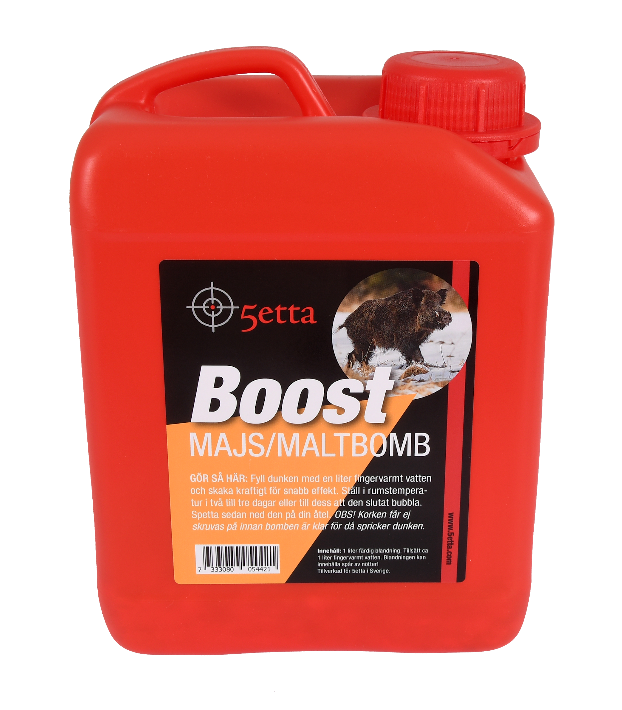 5etta Boost Bomb (Majs/Malt Bomb) 2,5L - Lockmedel för vilt - Hylte ...