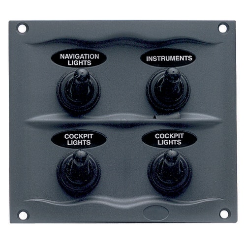 Bep Vattentät Elpanel 4-Pos - Båttillbehör - Hylte Jakt & Lantman