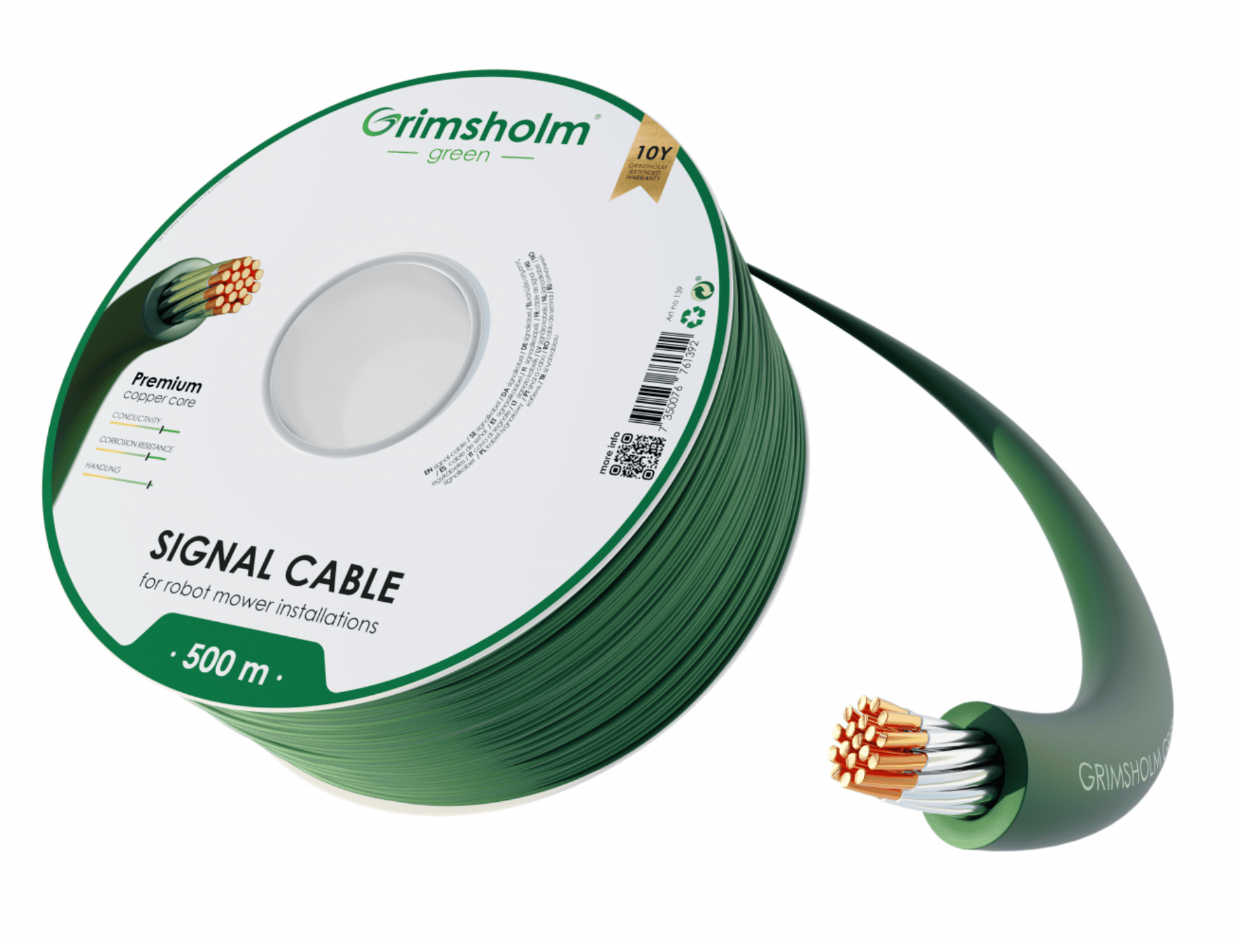 Signalkabel Premium (kopparkärna), 500m - Begränsningskabel ...