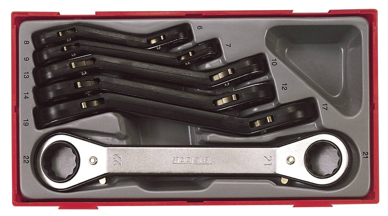 Teng Tools Ringspärrnyckelsats TTRORS 6-22mm 6 delar - Fasta nycklar ...